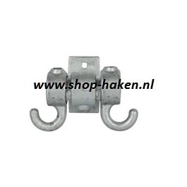 Ophanghaken in steigerbuis Ø 33.7 mm