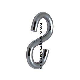 Perfo S-Haak 25×8 mm | Ø2.3 mm | Compact & Praktisch