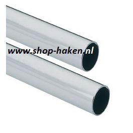 Buis Chroom, RVS of Messing op 3000 mm
